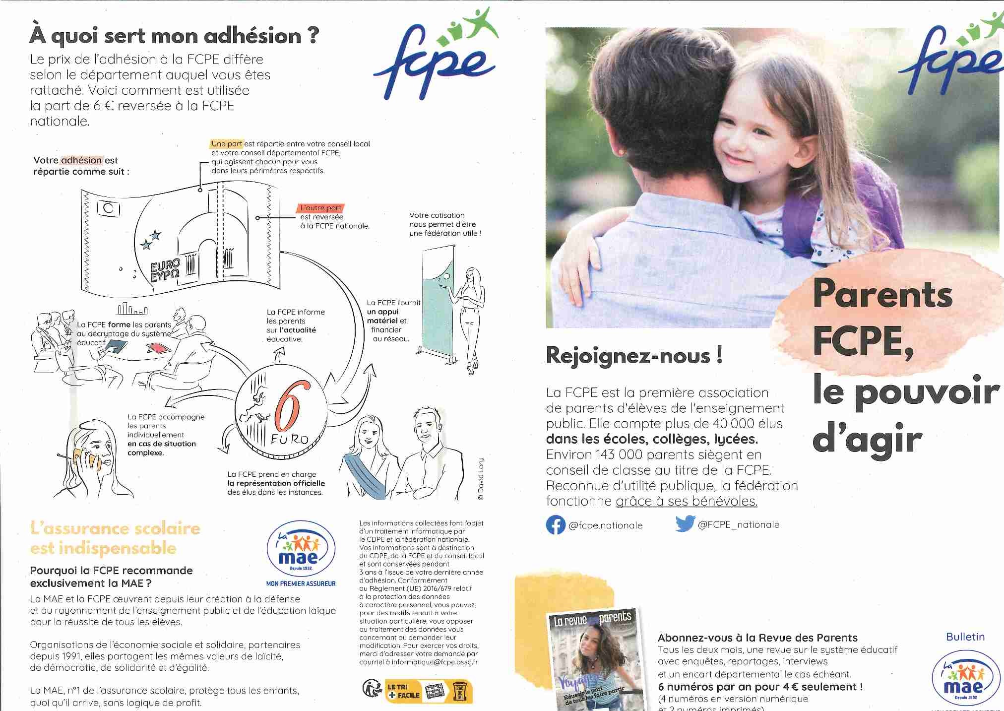 BULLETIN FCPE 20232024 | FCPE